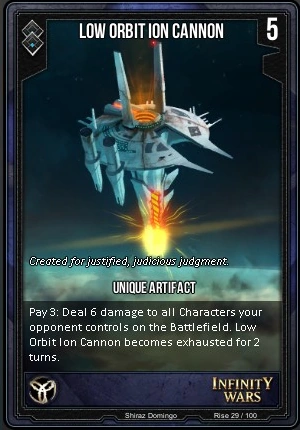 Low Orbit Cannon | Infinity Wars Wiki | Fandom