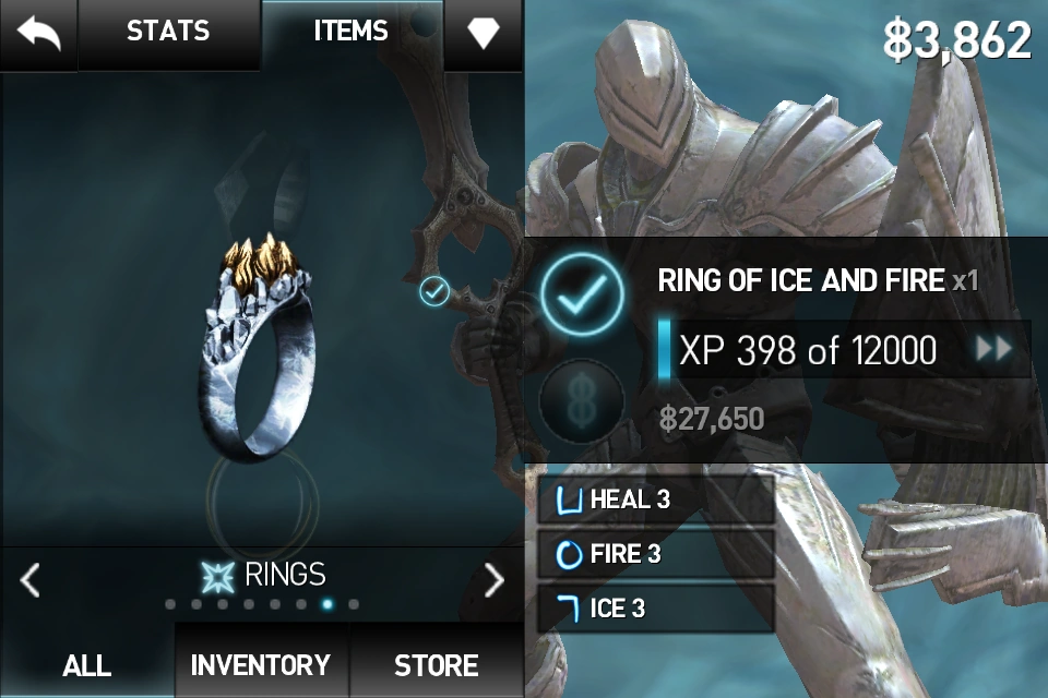 Ring of Ice and Fire | Infinity Blade Wiki | Fandom