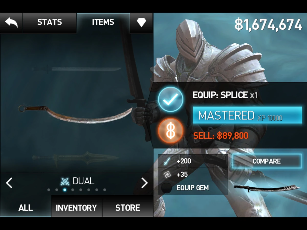 Splice | Infinity Blade Wiki | Fandom