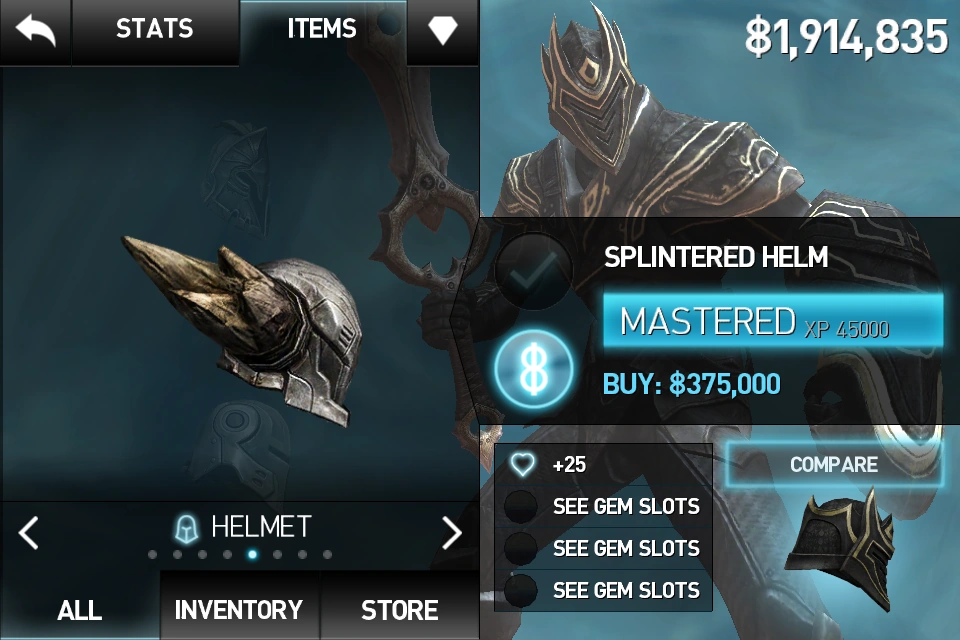 Splintered Helm | Infinity Blade Wiki | Fandom