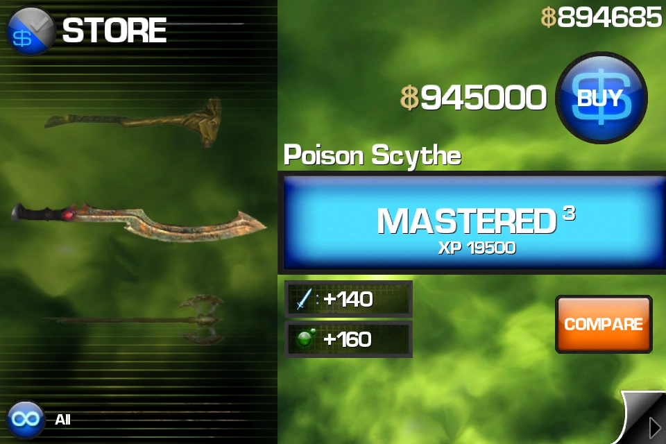 Poison Scythe | Infinity Blade Wiki | Fandom