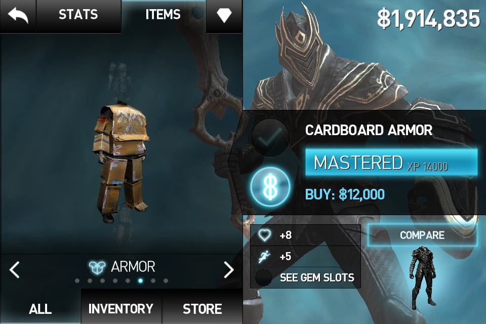 Cardboard Armor | Infinity Blade Wiki | Fandom