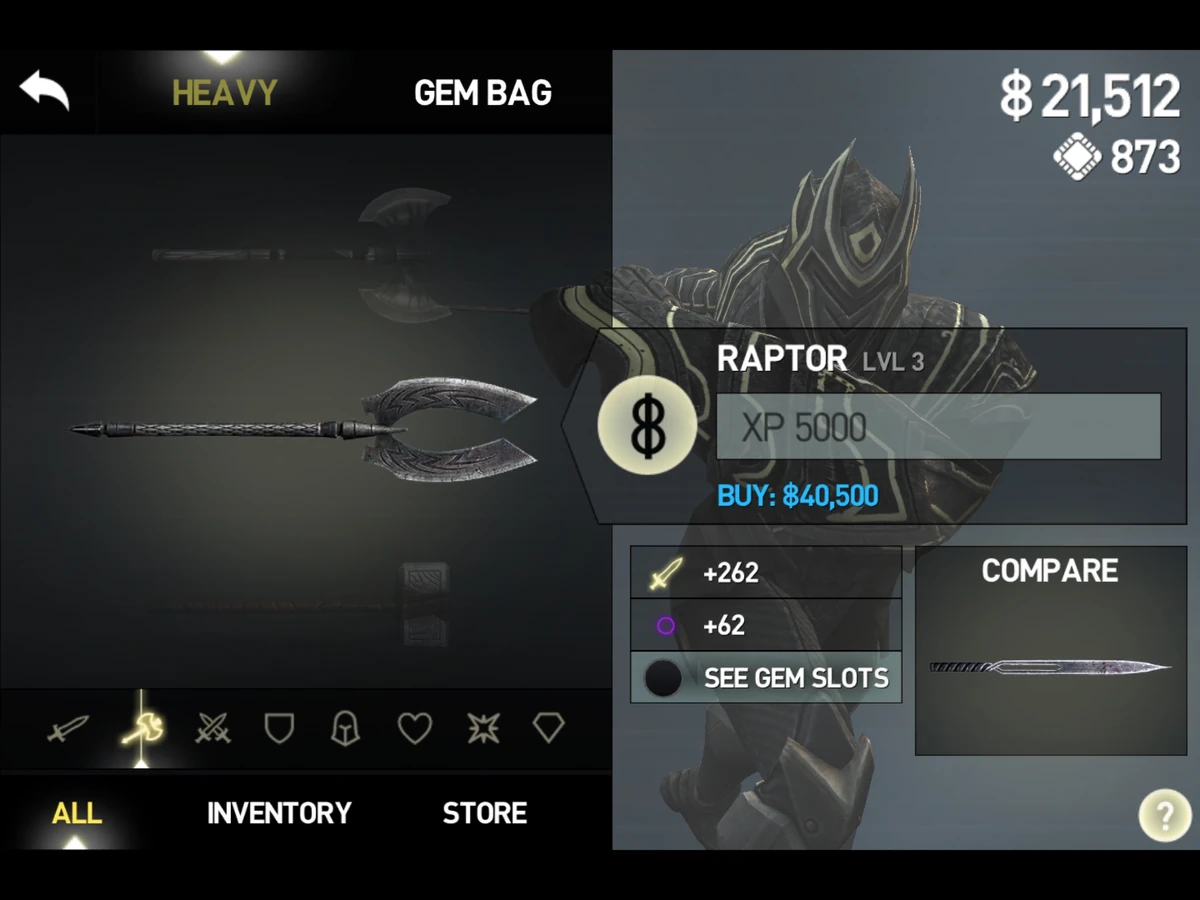 Raptor | Infinity Blade Wiki | Fandom