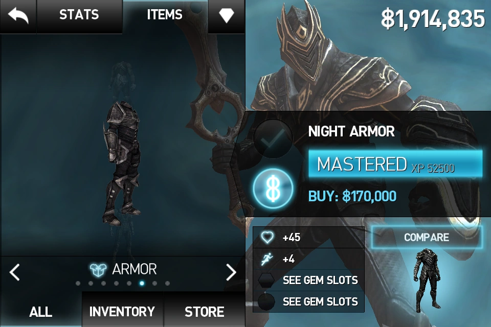 Night Armor | Infinity Blade Wiki | Fandom