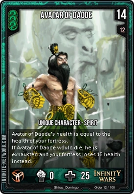 Avatar of Daode - Official Infinity Wars Wiki