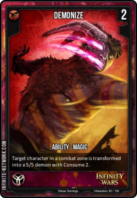 Demonize - Official Infinity Wars Wiki
