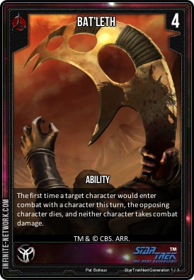 Bat'leth - Official Infinity Wars Wiki