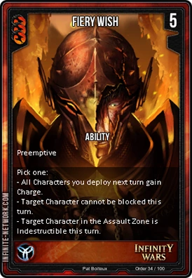 Fiery Wish - Official Infinity Wars Wiki
