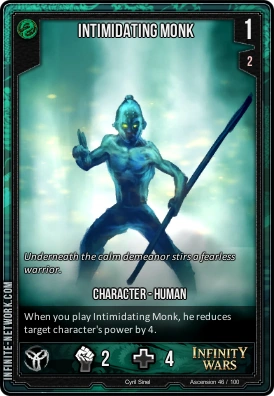Intimidating Monk - Official Infinity Wars Wiki