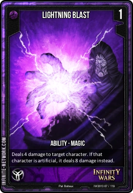 Lightning Blast - Official Infinity Wars Wiki
