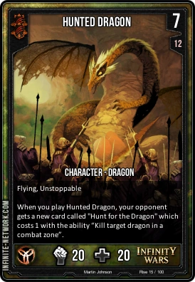 Hunted Dragon - Official Infinity Wars Wiki