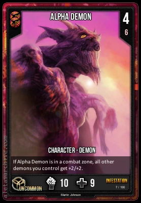 Alpha Demon | Infinity Wars ATCG Wiki | Fandom
