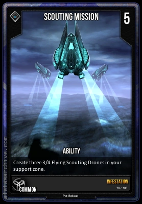 Scouting Mission | Infinity Wars ATCG Wiki | Fandom
