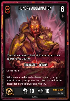 Hungry Abomination | Infinity Wars ATCG Wiki | Fandom