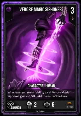 Verore Magic Siphoner | Infinity Wars ATCG Wiki | Fandom