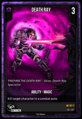 Death Ray | Infinity Wars ATCG Wiki | Fandom
