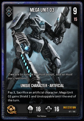Mega Unit 03 | Infinity Wars ATCG Wiki | Fandom