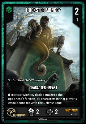 Trickster Monkey | Infinity Wars ATCG Wiki | Fandom
