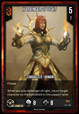 Harbinger of Light | Infinity Wars ATCG Wiki | Fandom