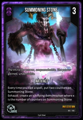 Summoning Stone | Infinity Wars ATCG Wiki | Fandom