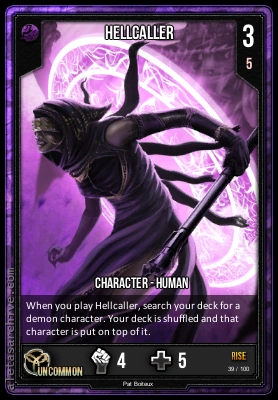 Hellcaller | Infinity Wars ATCG Wiki | Fandom