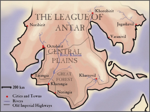 Geography of The League of Antar | Infiniverse Wiki | Fandom