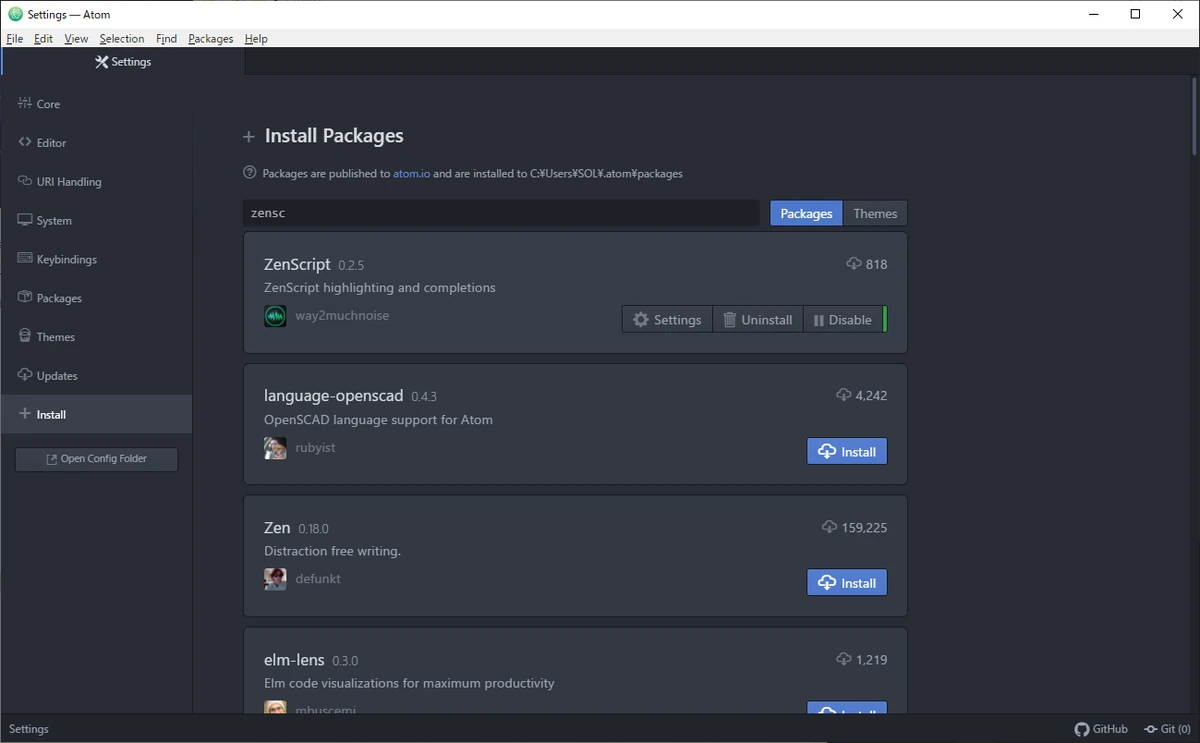 AtomにZenScript用のSyntax Highlighterを導入 | Moded MC情報交換鯖の情報保管庫 Wiki | Fandom