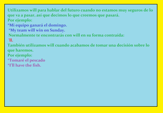 QUE ES EL VERBO "WILL" Y PARA QUE SIRVE | APRENDE INGLES FACIL Wiki ...
