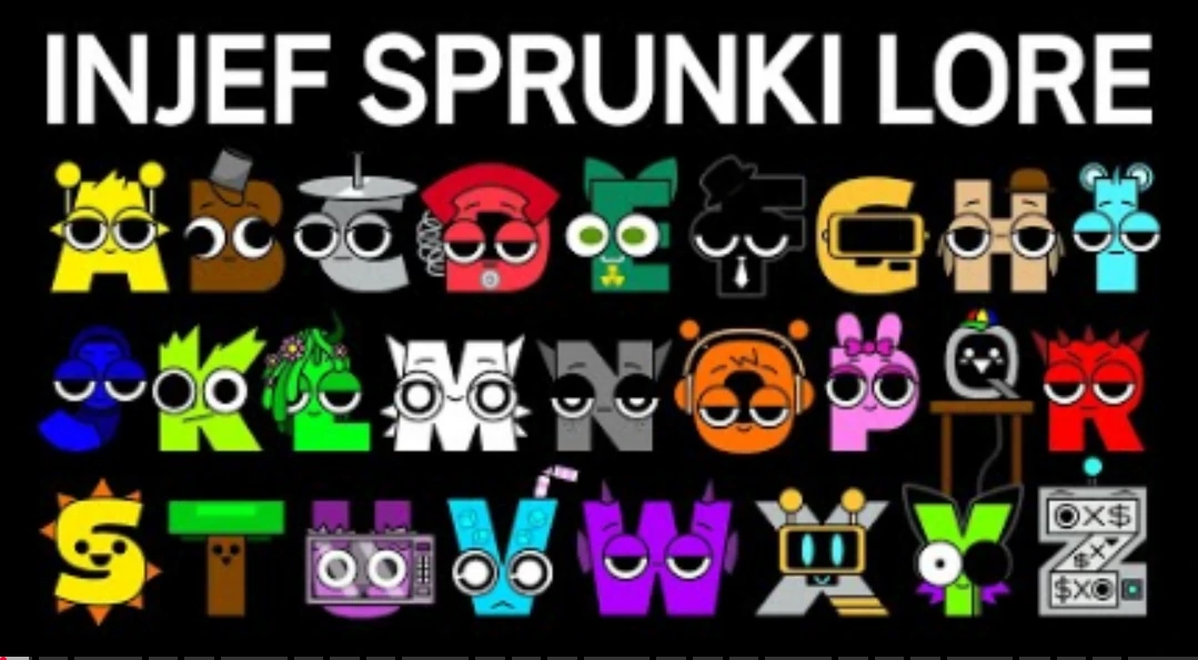 INJEF Sprunki Alphabet Lore | 인제프 INJEF Wiki | Fandom