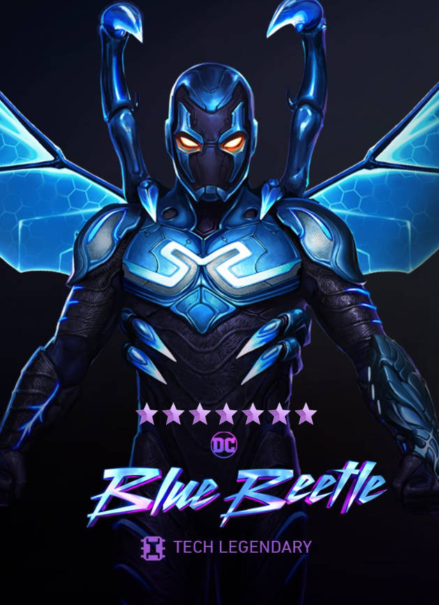 Superhero Blue Beetle Scarab