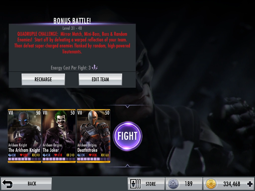 Standard Battle | Injustice Mobile Wiki | Fandom