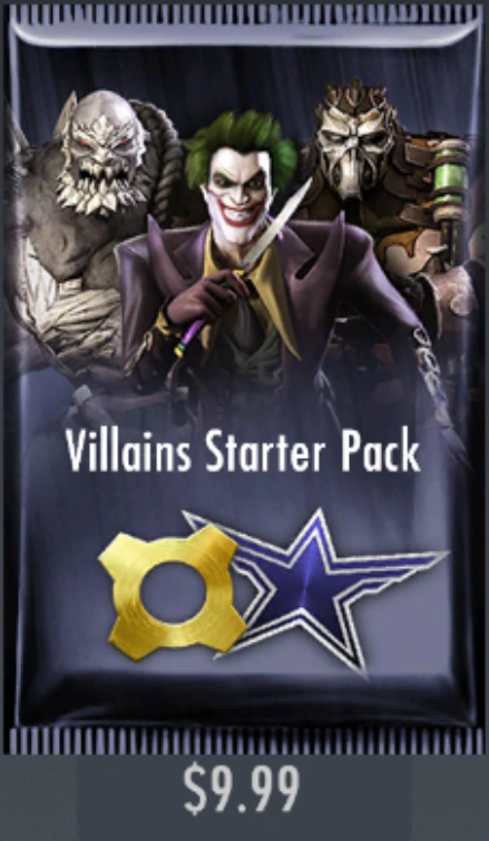 Villains Starter Pack | Injustice Mobile Wiki | Fandom