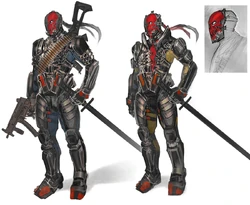 Deathstroke Injustice Render