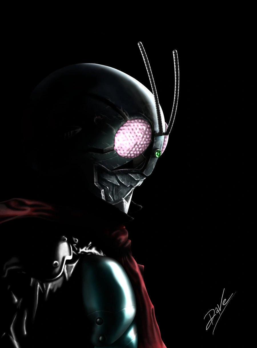 Mask Rider Black Wallpaper