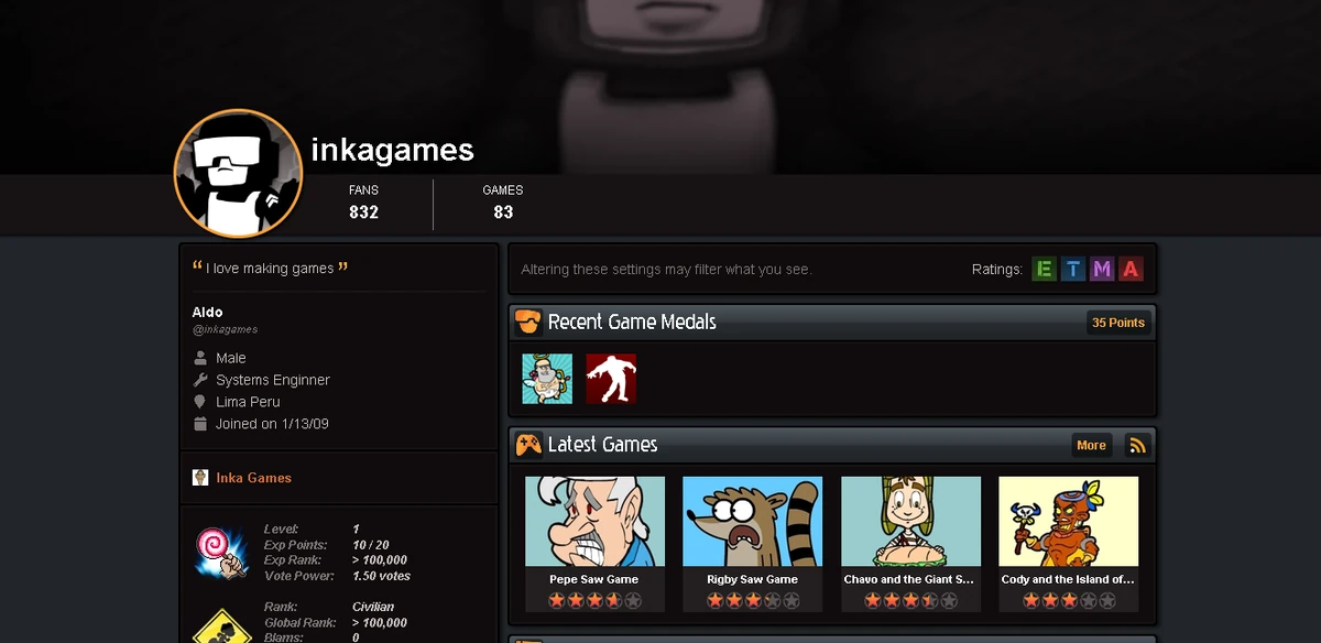 Inkagames in Newgrounds | Mazniac & Dark Dome English Wiki | Fandom