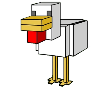 How To Draw A Minecraft Chicken