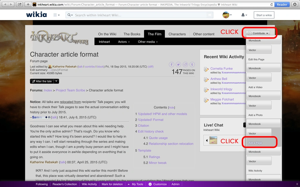 Inkheart Wiki:How-to guide | Inkheart Wiki | Fandom