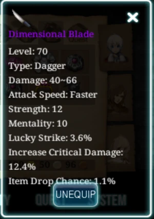 Dimensional Blade | Inotia 3 Wiki | Fandom
