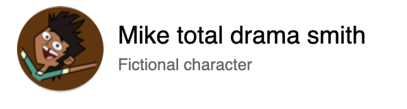 Mike Total Drama Smith | Insidejokipedia Wiki | Fandom