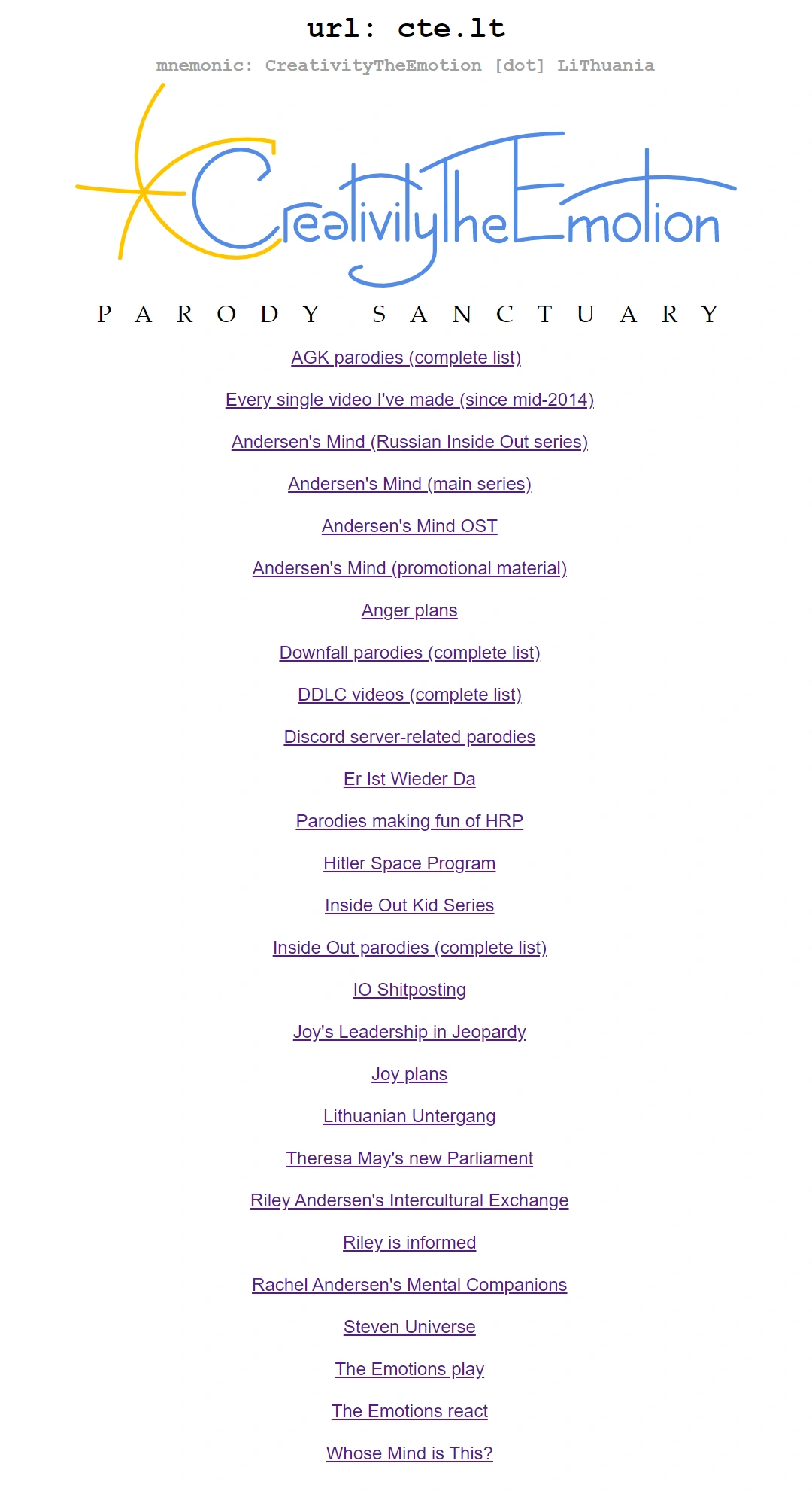 CreativityTheEmotion | Inside Out Parody Wiki | Fandom