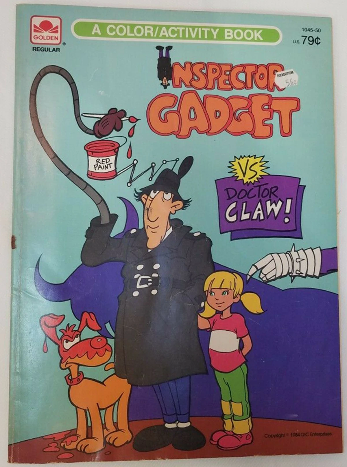 inspector gadget coloring book