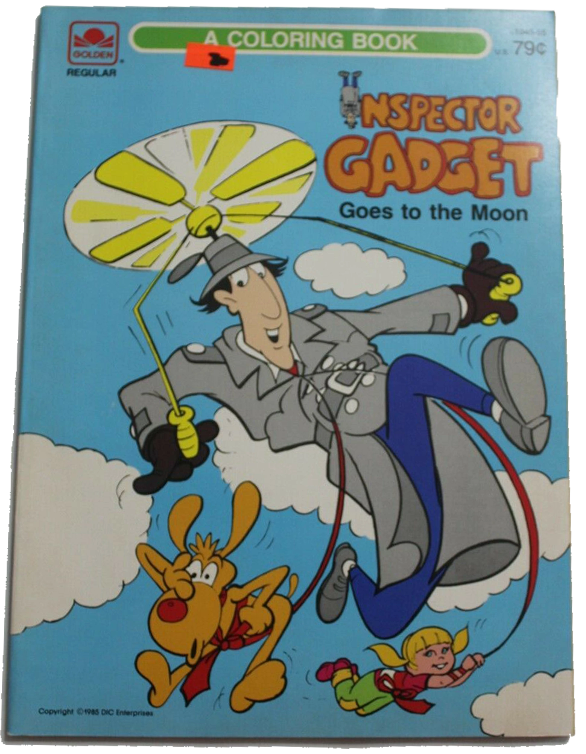 inspector gadget coloring book