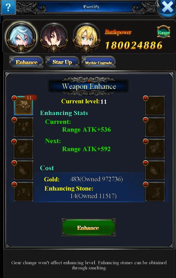 Equipment Fortifying | InstantFuns H5 Game Platform Wiki | Fandom