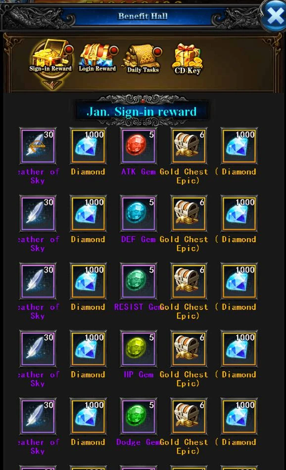 Benefit Hall | InstantFuns H5 Game Platform Wiki | Fandom