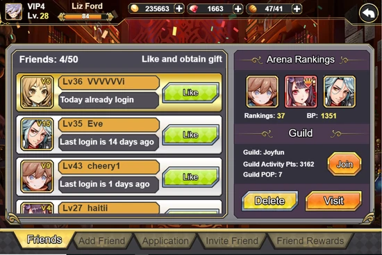 Friend System | InstantFuns H5 Game Platform Wiki | Fandom