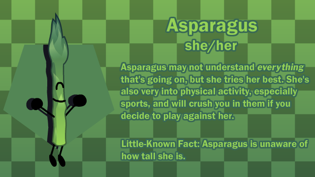 Asparagus/Gallery | Interdimensional Object Show II Wiki | Fandom