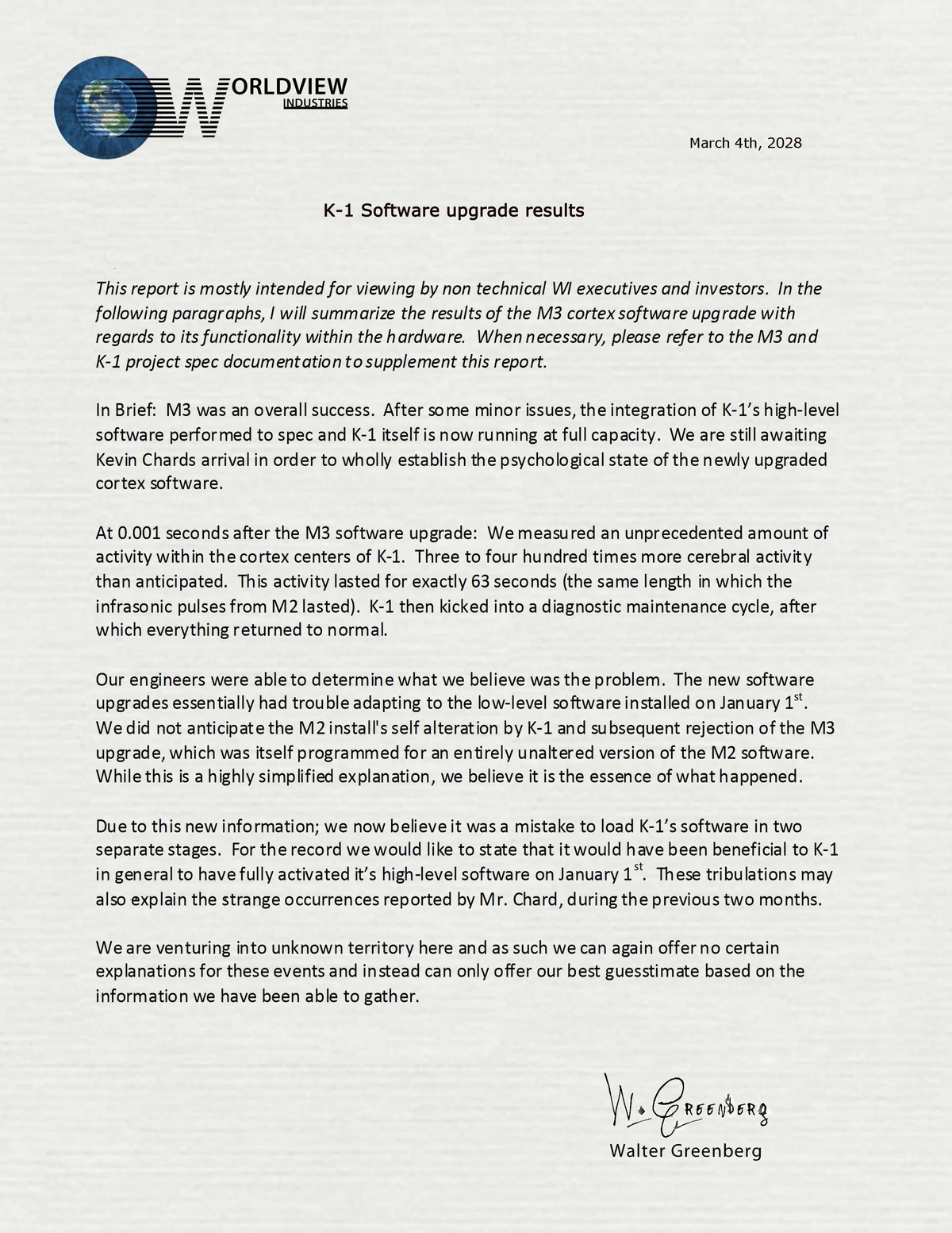 K-1 Software Upgrade Results | IDGi Wiki | Fandom