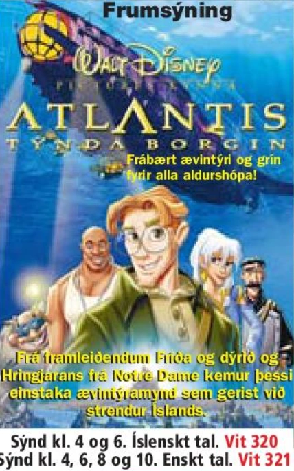 Atlantis - Týnda Borgin | The Dubbing Database | Fandom