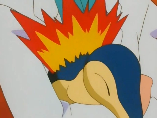 Cyndaquil at Professor Elm's Laboratory | International Pokédex Wiki ...