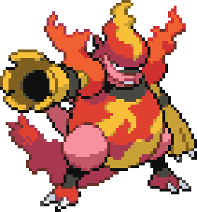 Flint's Magmortar | International Pokédex Wiki | Fandom